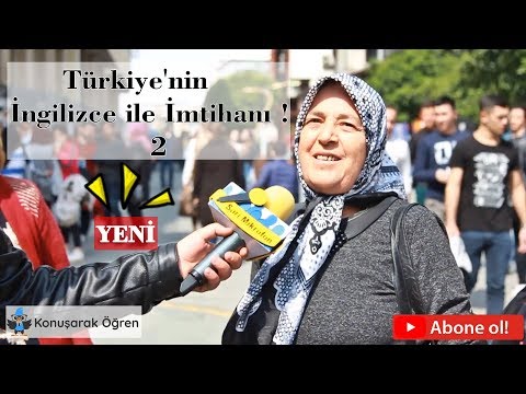 Türkiye'nin İngilizce ile İmtihanı 1 - Sarı Mikrofon