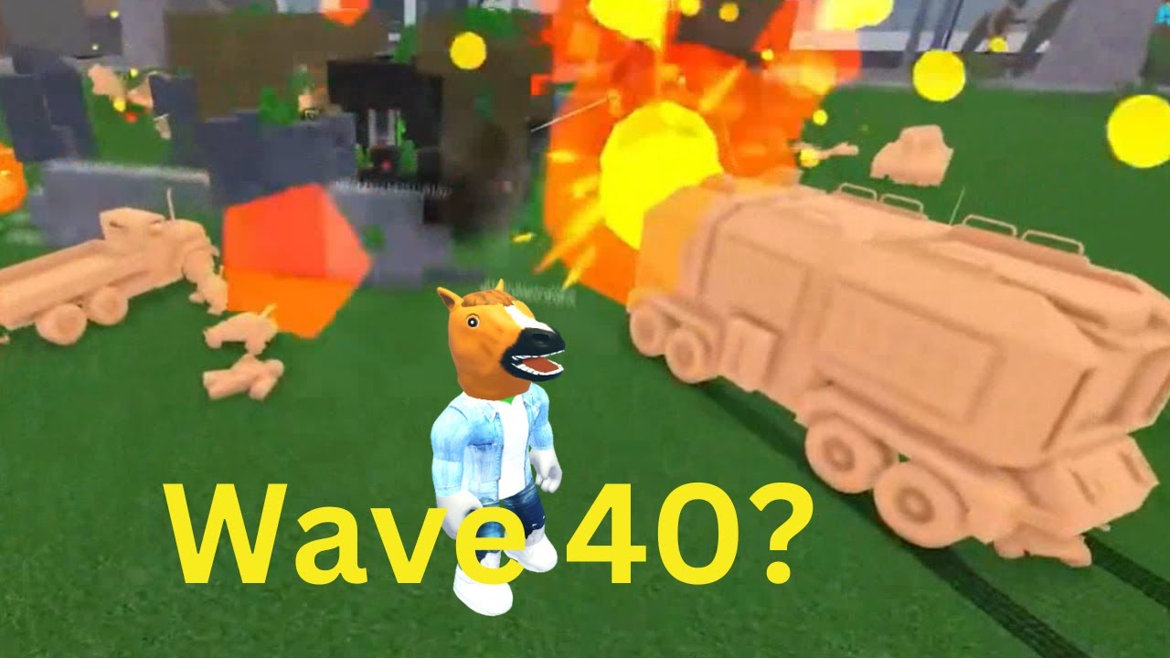 Preparing for wave 40 in Toy Defense Roblox - YouTube