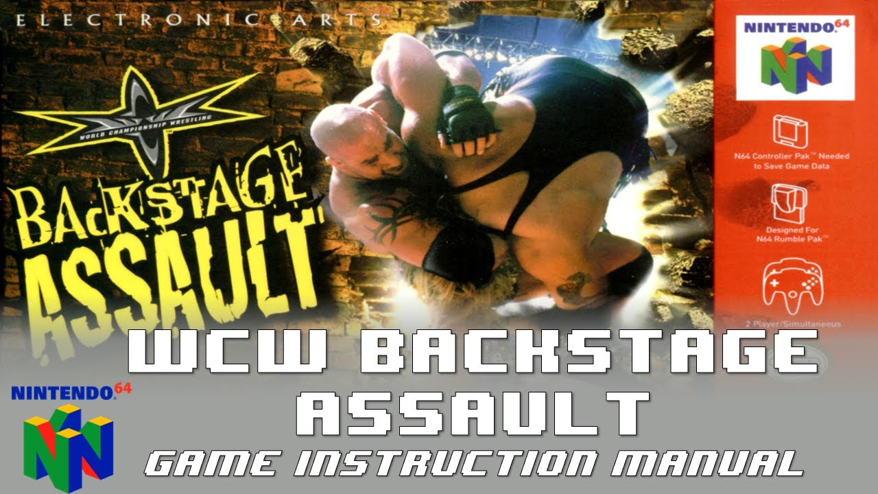 [N64 Manual] WCW Backstage Assault (USA) - Nintendo 64 Game ...
