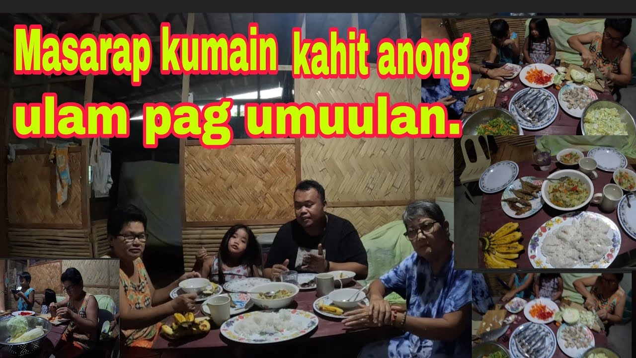 Masarap kumain kahit anong ulam pag umuulan.. - YouTube