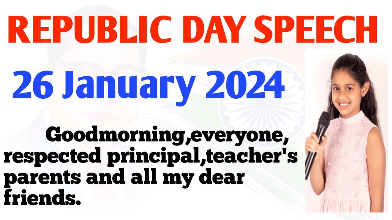 Republic day speech in English | January 26 speech | odisha education ...