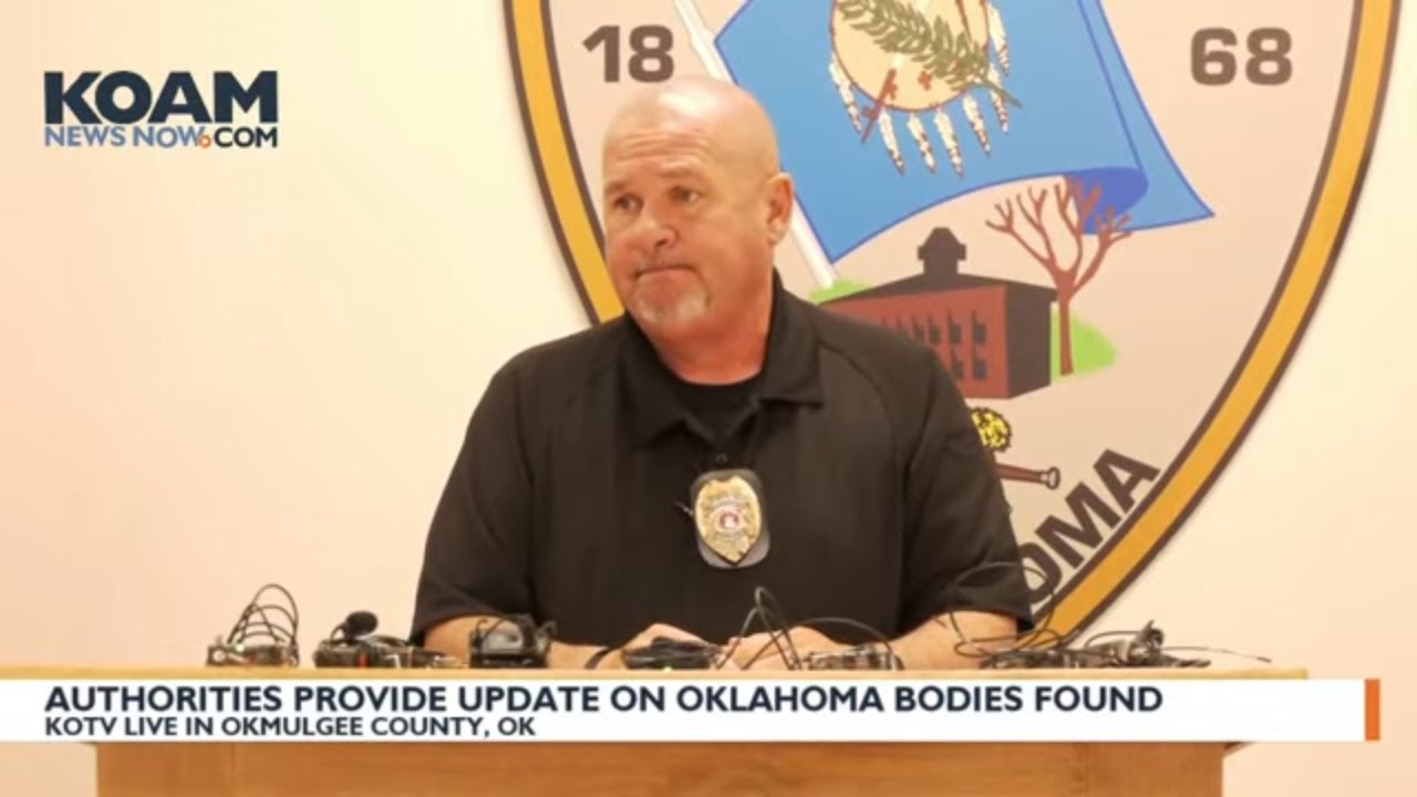 Authorities to provide an update on the OK bodies found - YouTube