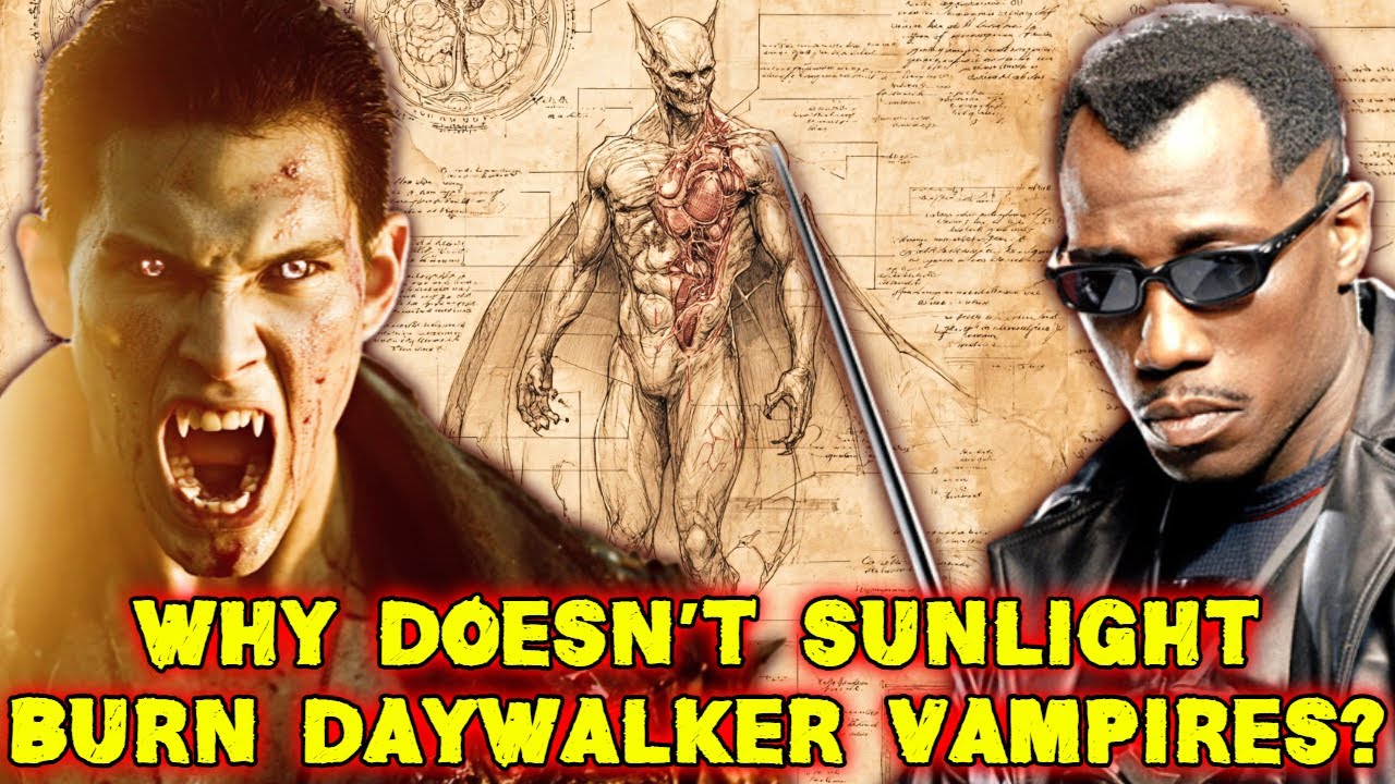 Daywalker Vampires Origins + Anatomy - Why Don't They Burn In Open Sunlight Like Other Vampires ...