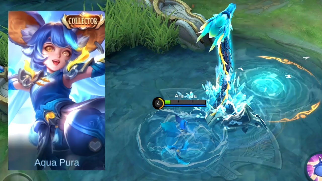 Nana collector skin Aqua Pura - Mobile Legends - YouTube