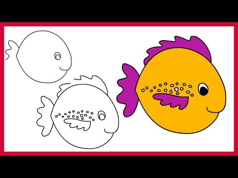 How to Draw a Cartoon Fish – Easy Step by Step Tutorial for Beginners ...