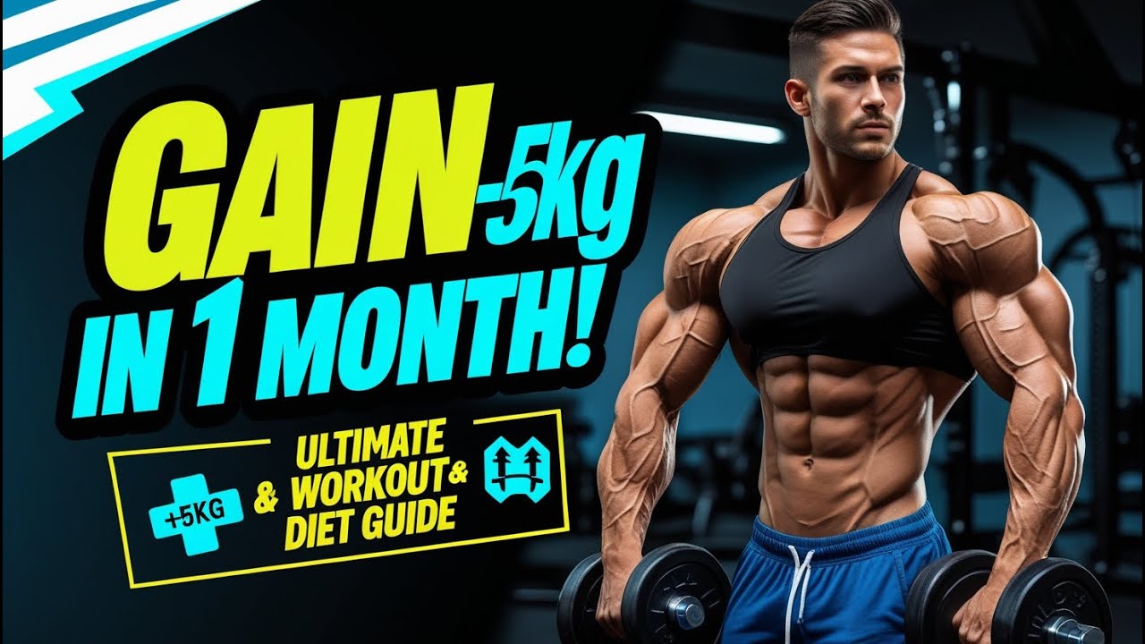 🔥 Gain 5KG in 1 Month - The Ultimate Workout & Diet Guide! 🔥 - YouTube