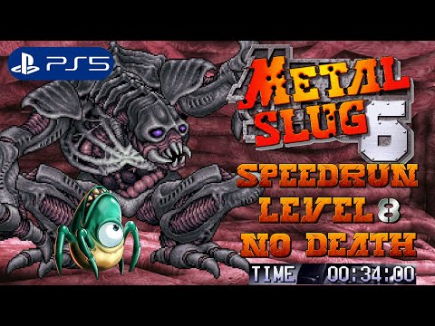 Metal Slug 6 Enhanced (PS5) - Speedrun Level-8 No Death (4K)