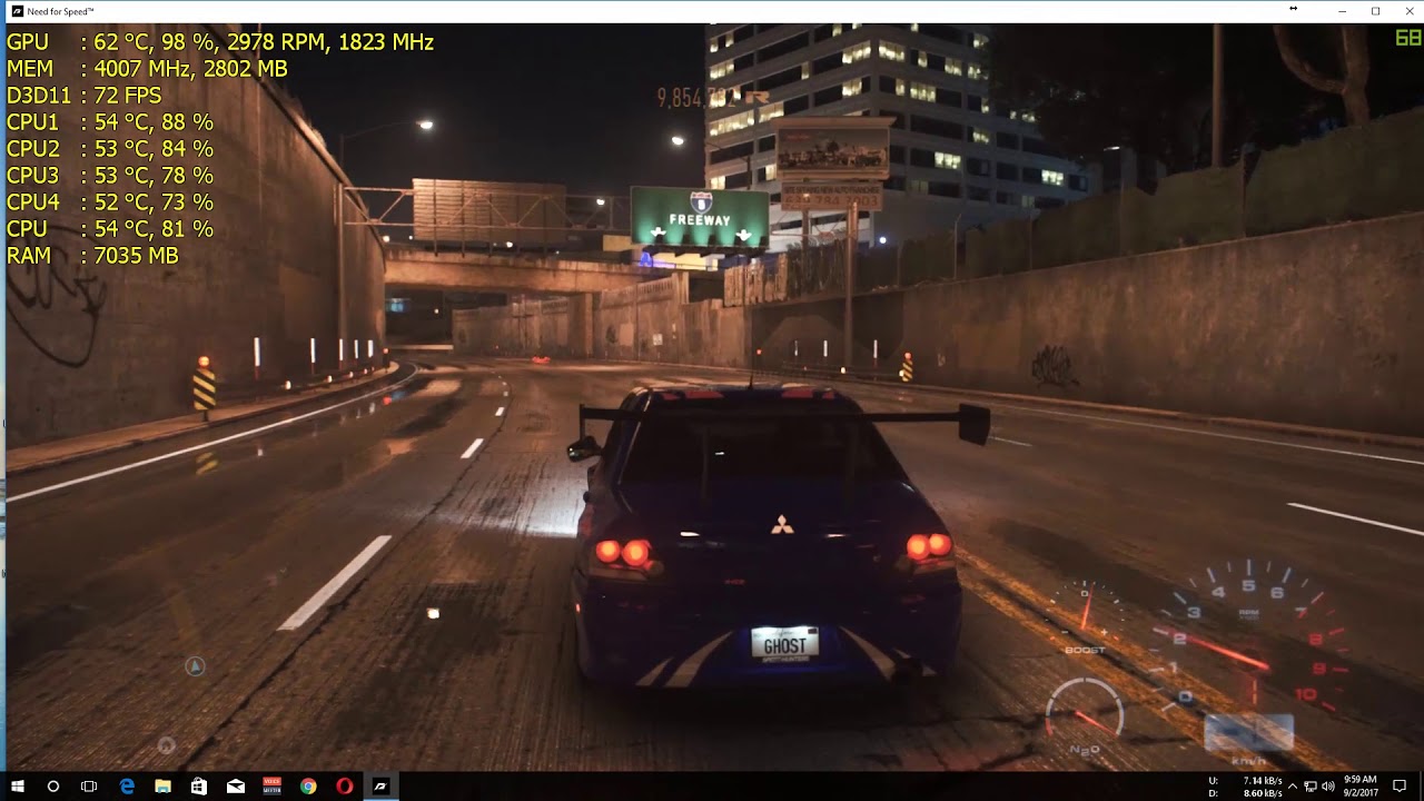 Need for Speed 2015 Gameplay i5 4570 & GTX 1060 - YouTube