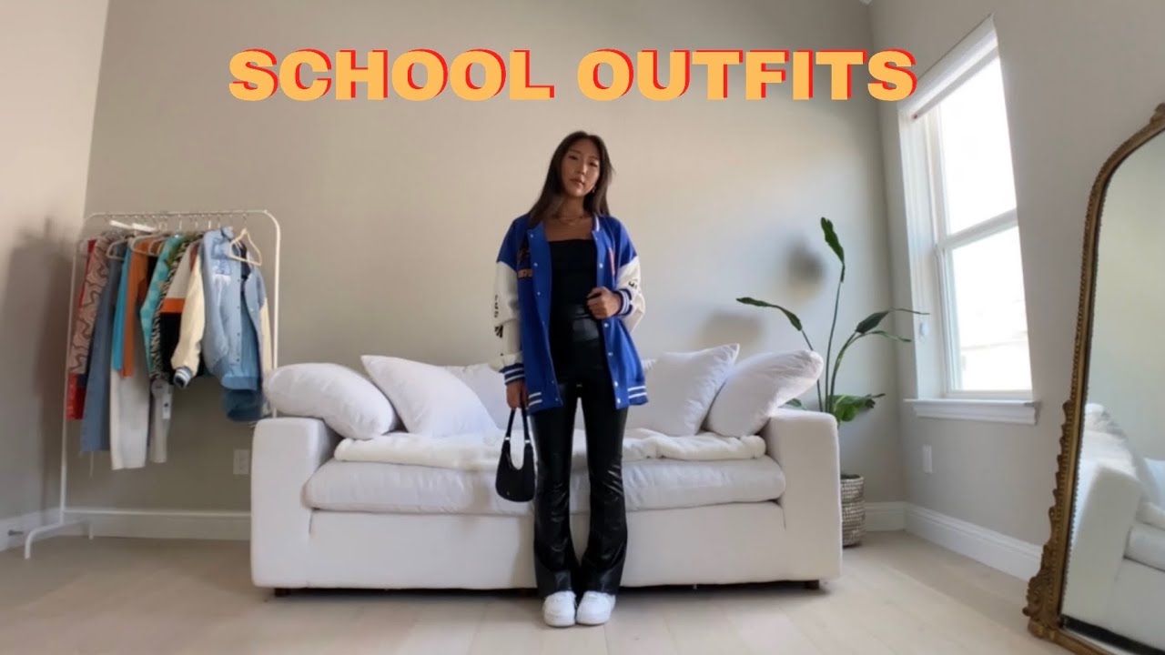 MODEST OUTFITS | back to school outfit ideas - YouTube