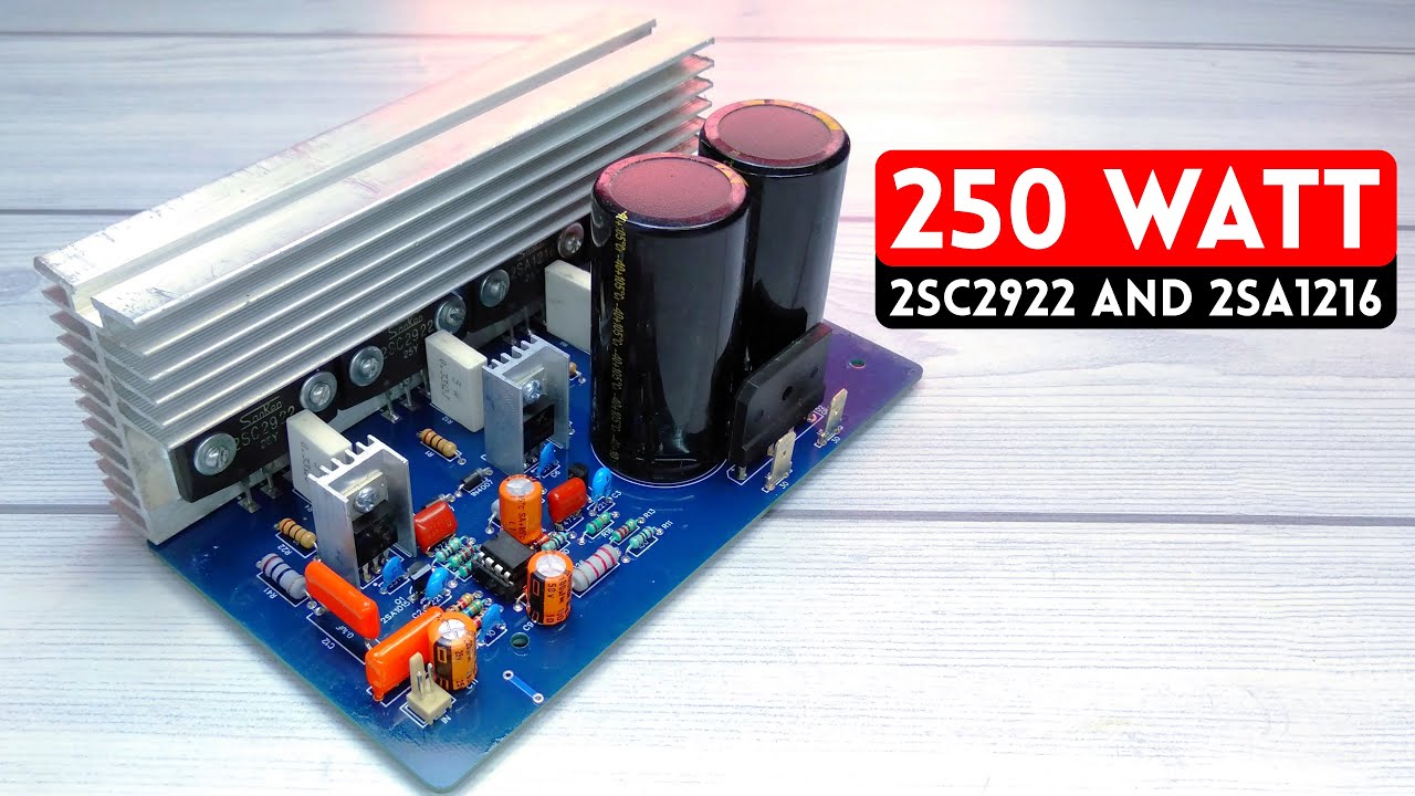 250W Mono Amplifier - YouTube