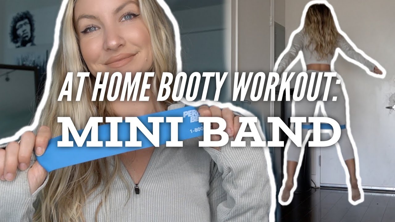 At Home Booty Workout Mini Band Casi Davis Youtube