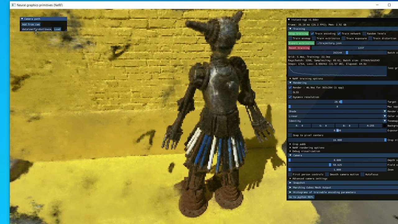 Making a NeRF animation with NVIDIA's Instant NGP - YouTube