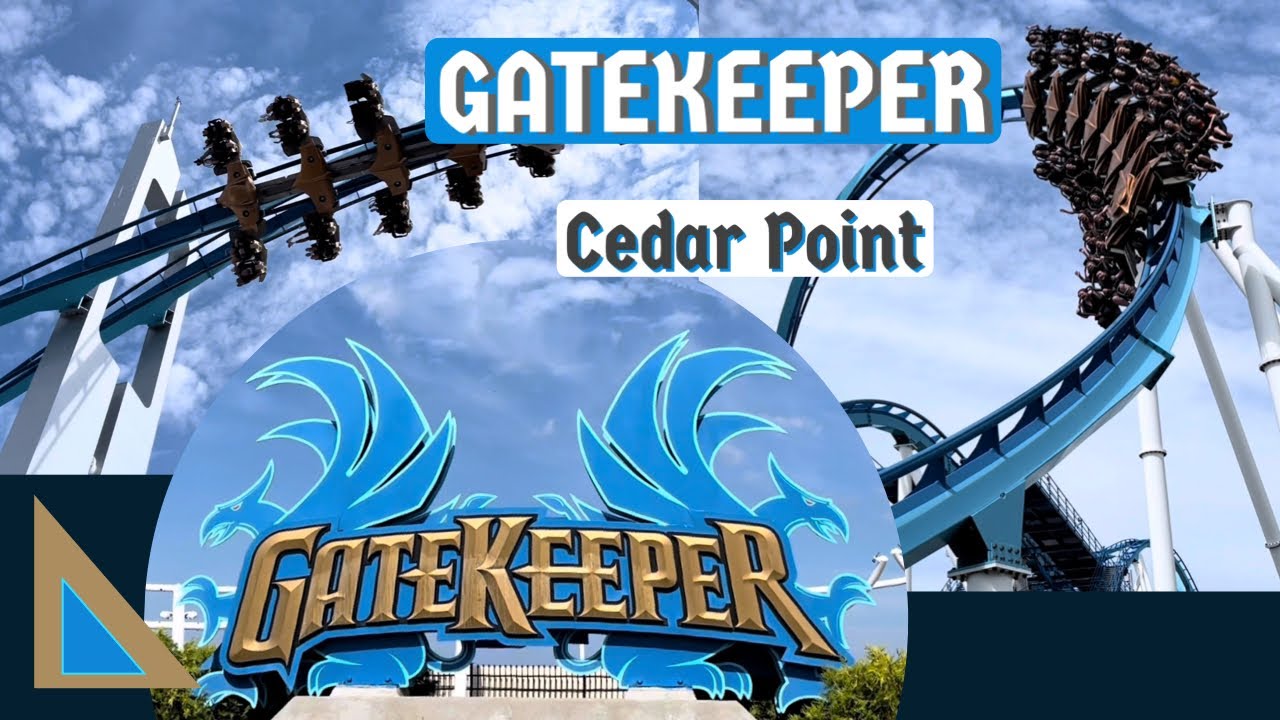 GateKeeper winged roller coaster at Cedar Point - YouTube