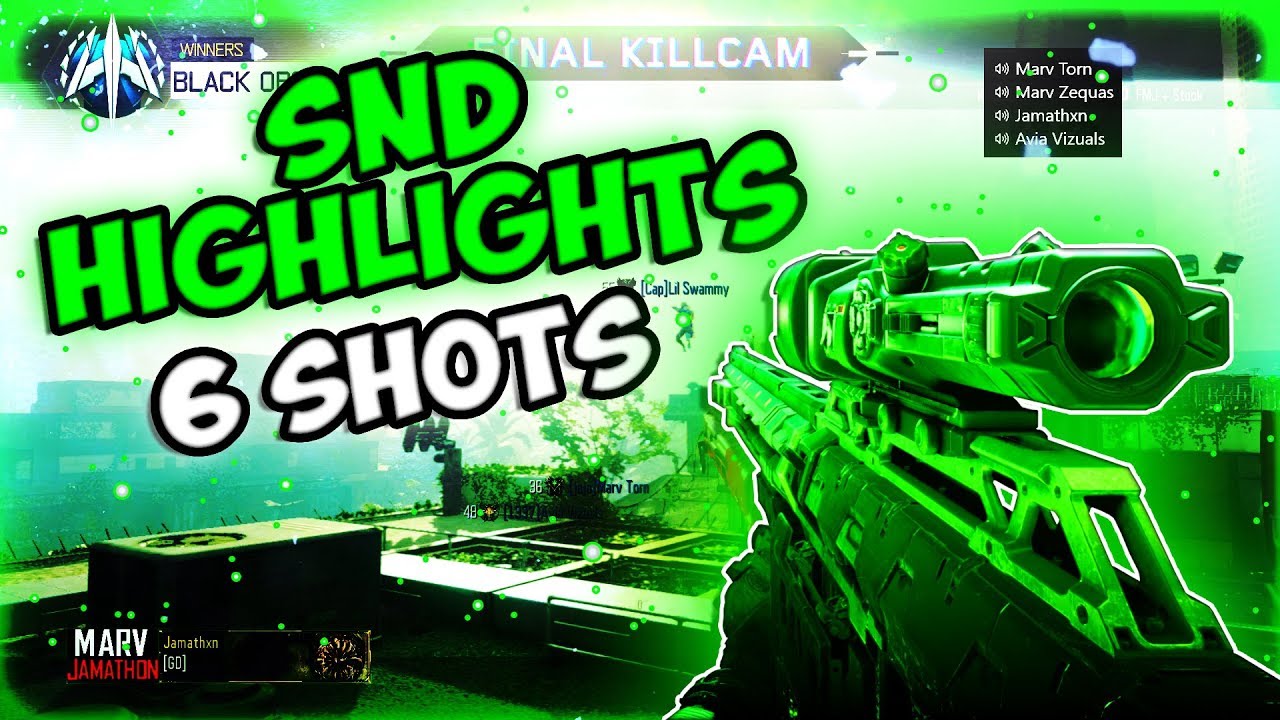 BO3 SND Highlights - INSANE EVAC SHOT (6 shots) - YouTube