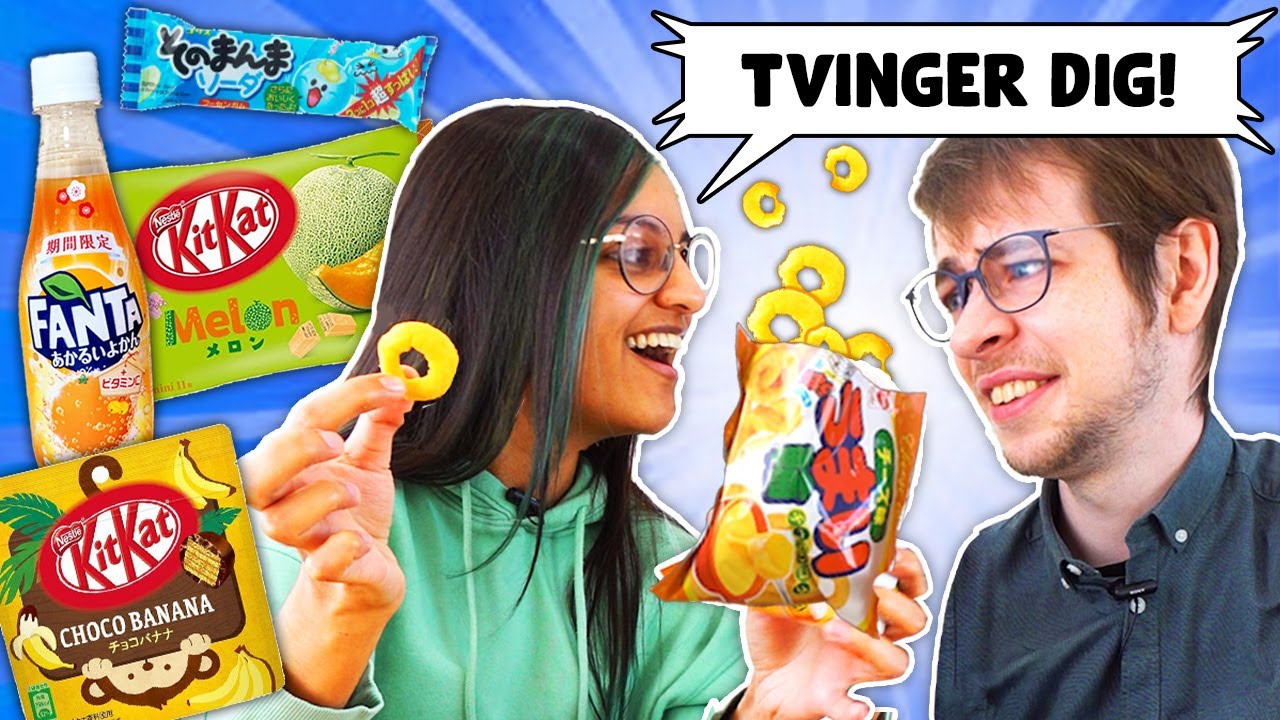 TVINGER HAM TIL AT TESTE JAPANSKE OSTE POPS 🧀 | Tokyo Treat - YouTube