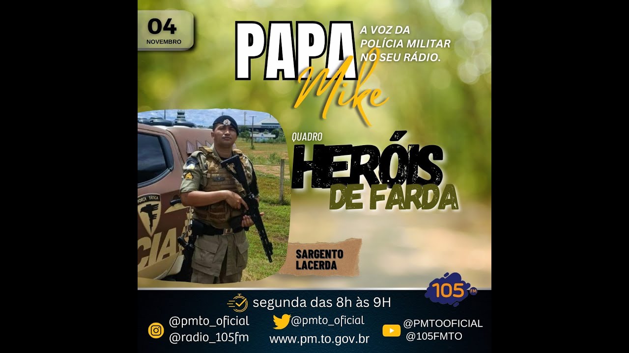 Papa Mike ao vivo - A Voz da PM no seu rádio - YouTube