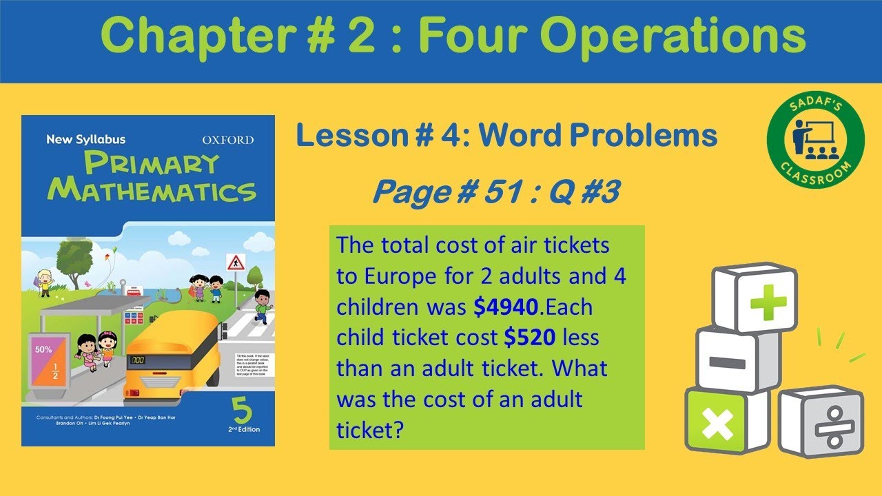 Word Problems (Q3) | Chapter 2 (Four Operations) | Oxford Primary ...