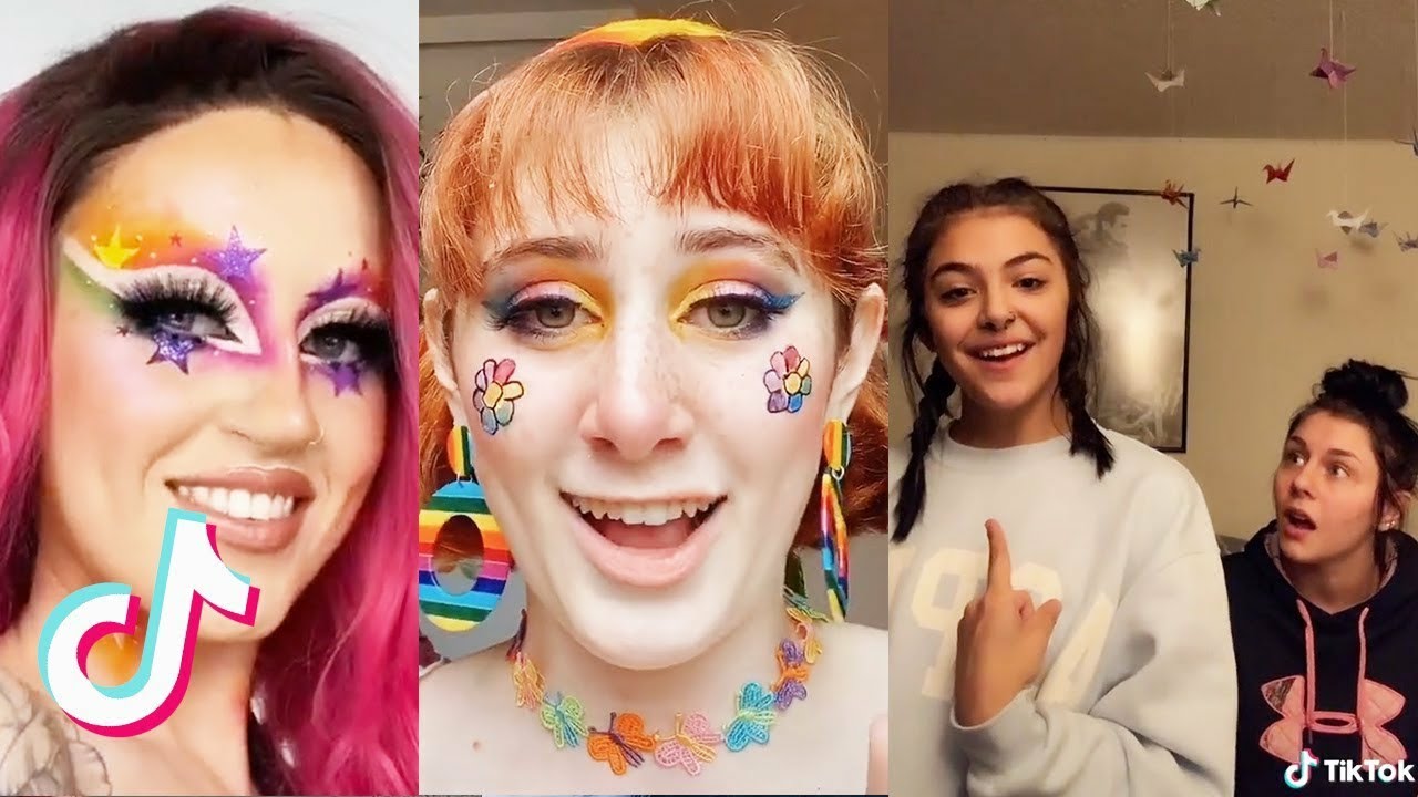 Lesbian tiktoks 🏳️‍🌈|New LGBTQ tiktok |Lesbian couples|Lesbian kissing ...