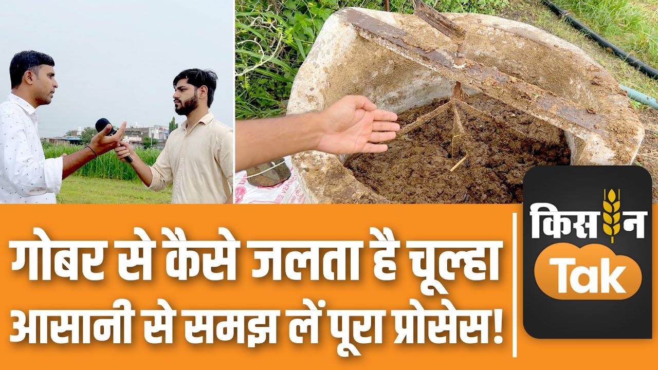Gobar Gas Plant : कैसे बनती है गोबर से गैस, इस वीडियो में देखें सारी ...