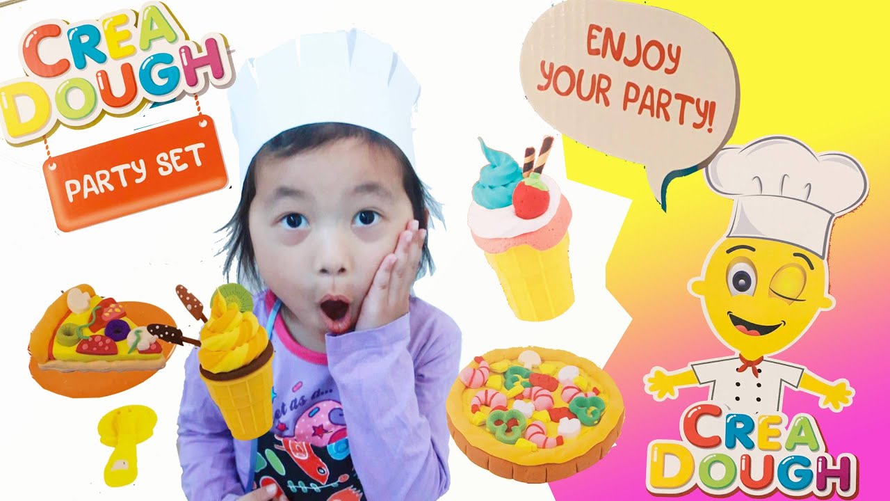 CREA DOUGH | Kylie plays the role of a chef and cook pizza with desert ...