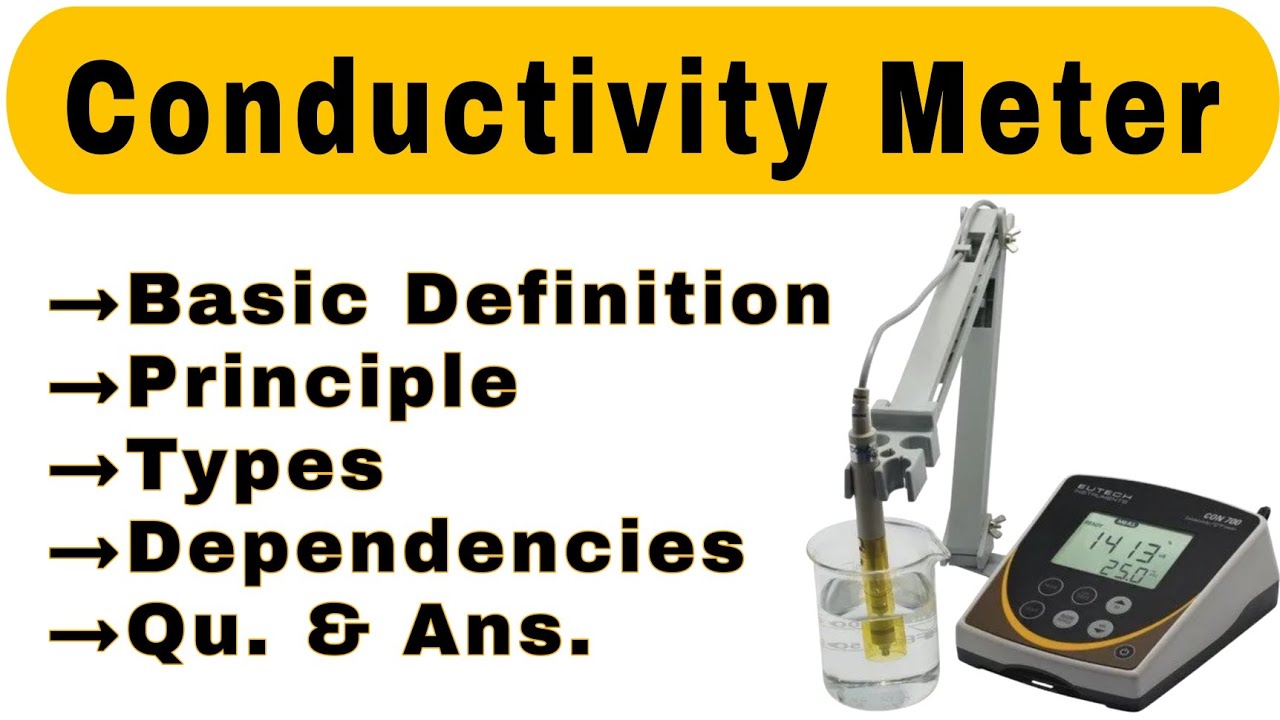 What is Conductivity Meter and its working #sugartechnicals # ...