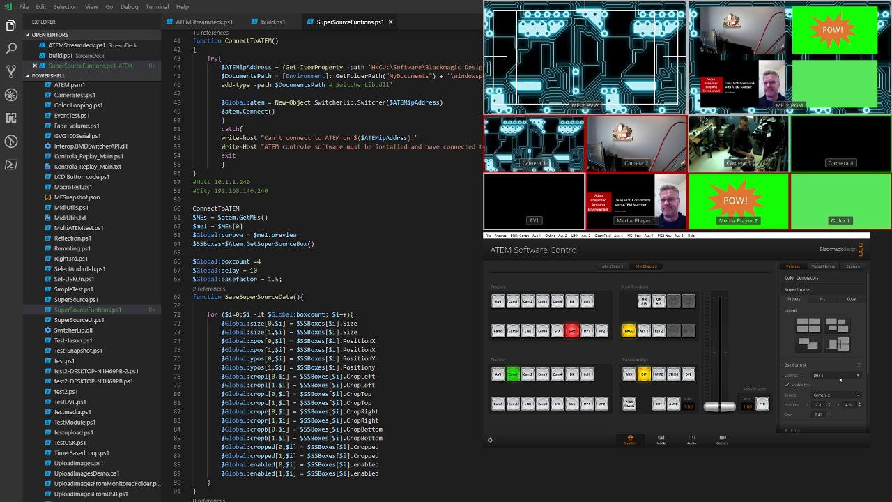 ATEM Supersource Animation - YouTube