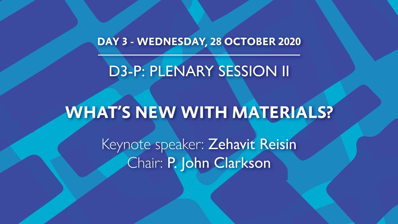 DESIGN 2020 // DAY 3 // Plenary session II - YouTube