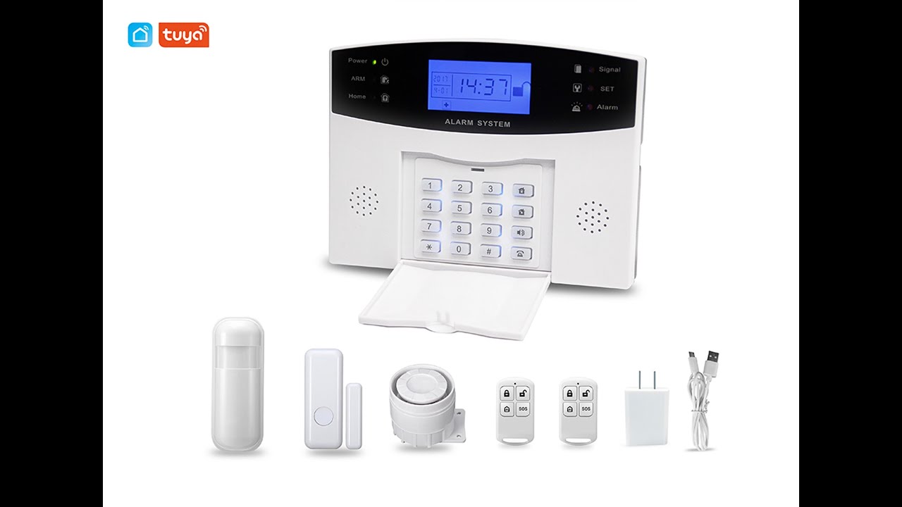 WiFi GSM Burglar Alarm security system #securitysystem - YouTube