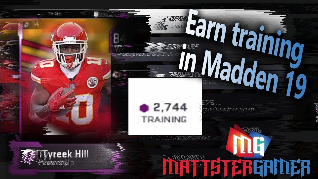 How to earn Training and use it in MUT in Madden 19 - YouTube