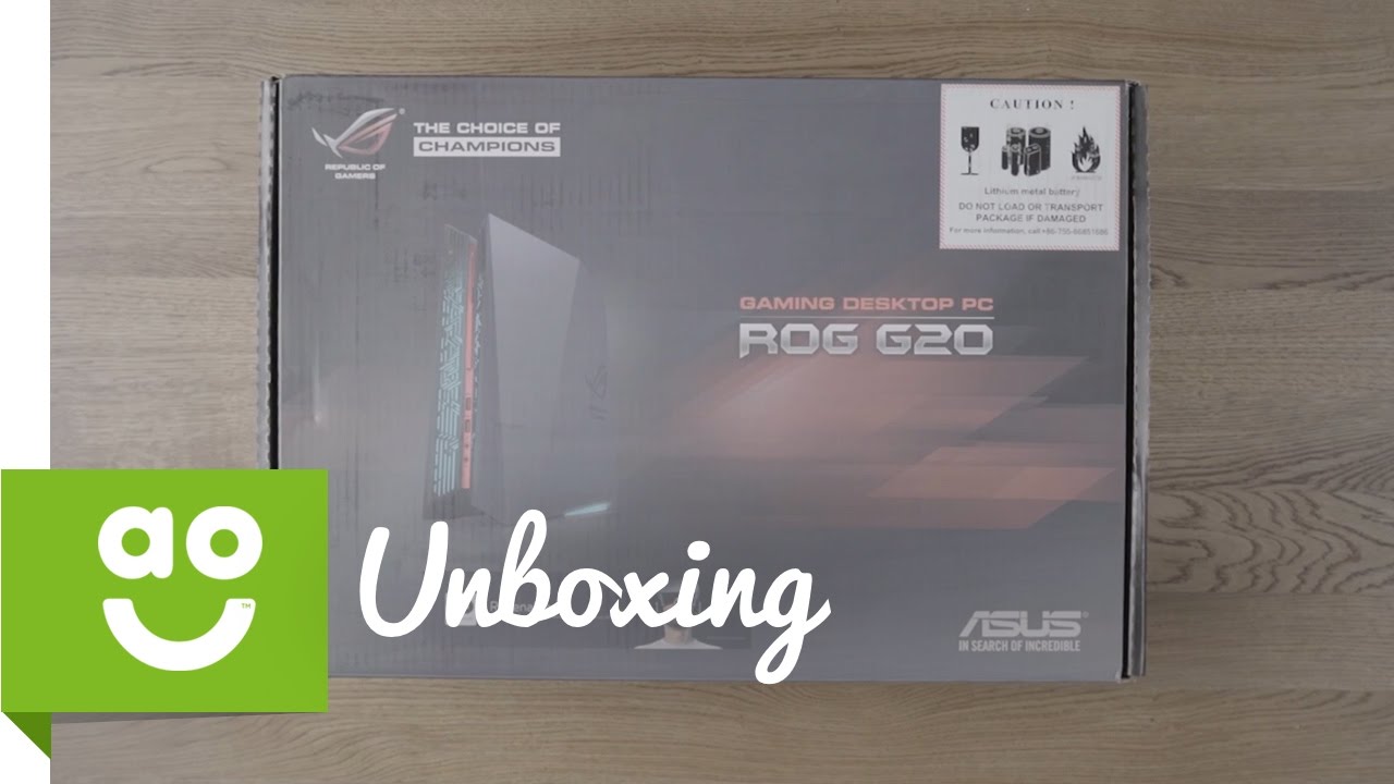 Unboxing the ASUS Gaming Desktop | ao.com - YouTube