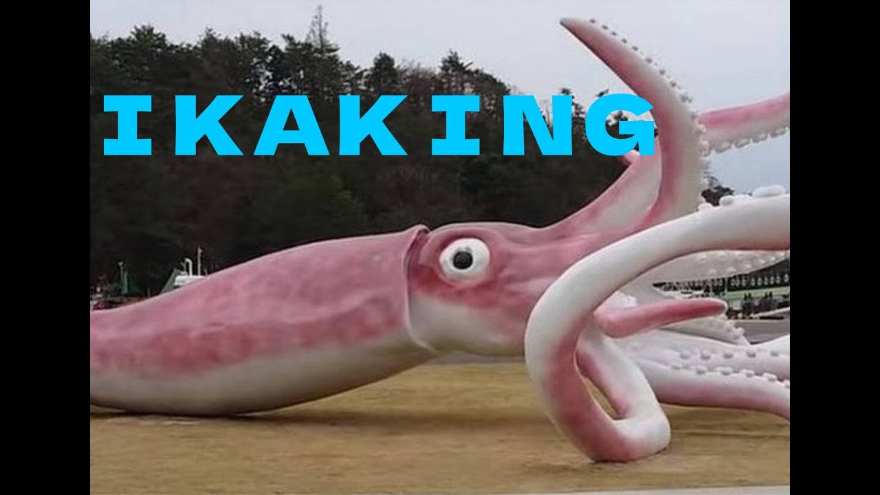 【IKAKING】イカキング The most famous squid statue in the world - YouTube