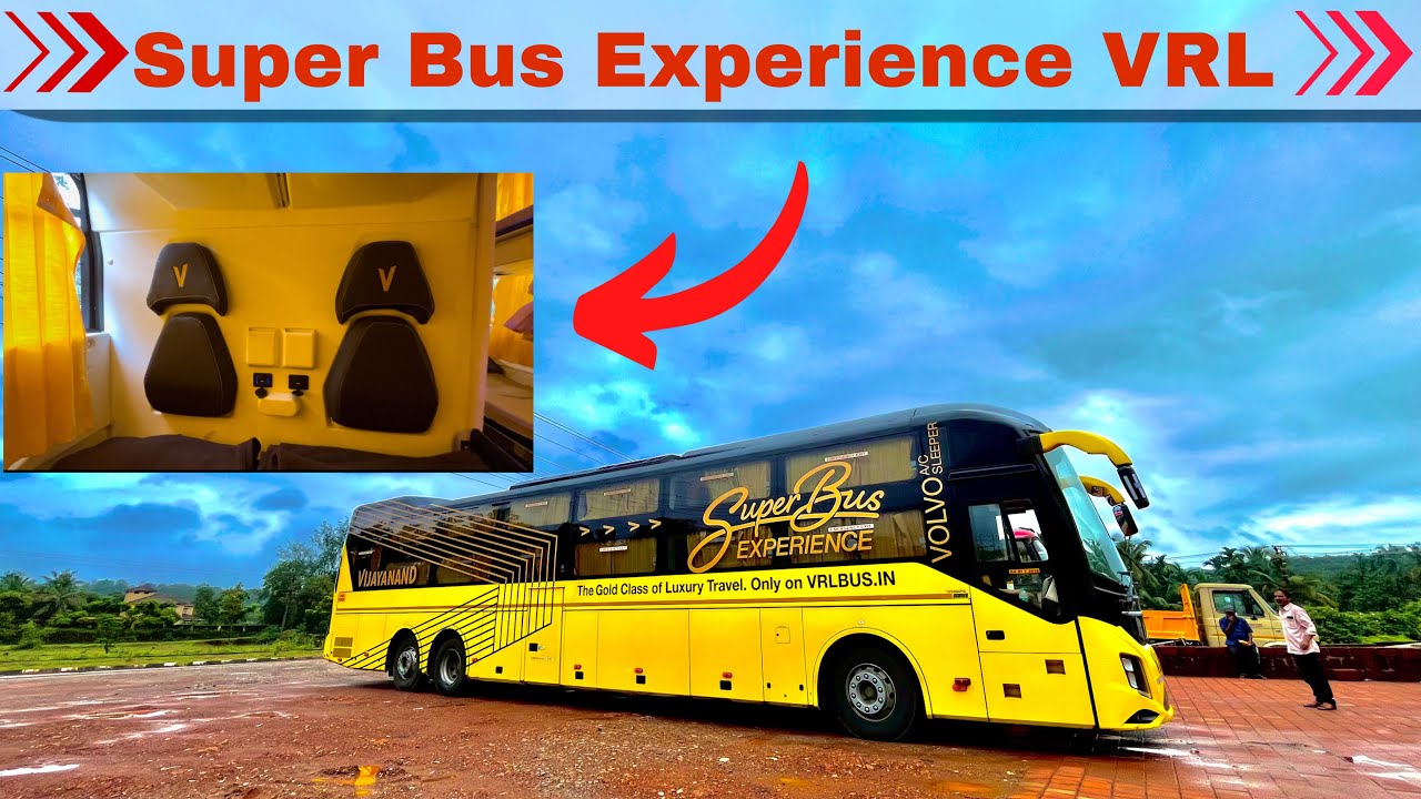 Mangalore To Hyderabad VRL Luxurious Bus Journey | Volvo 9600 Sleeper ...