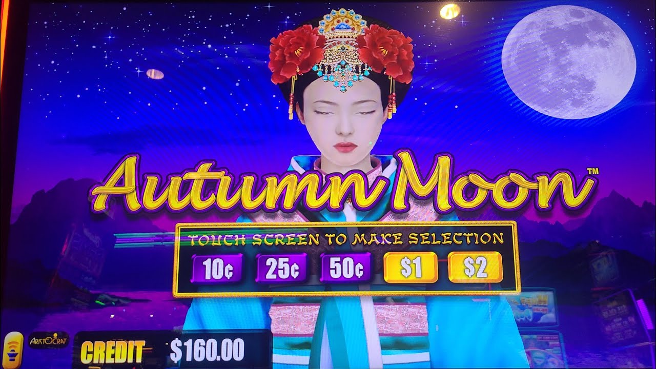Autumn Moon real slot play - YouTube