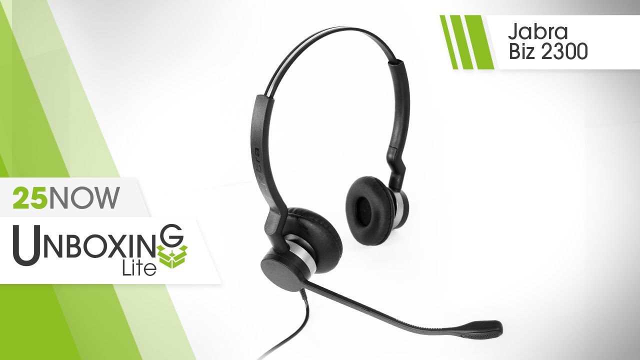 Jabra BIZ 2300 - Profi OfficeHeadset | 25now Unboxing Lite - YouTube