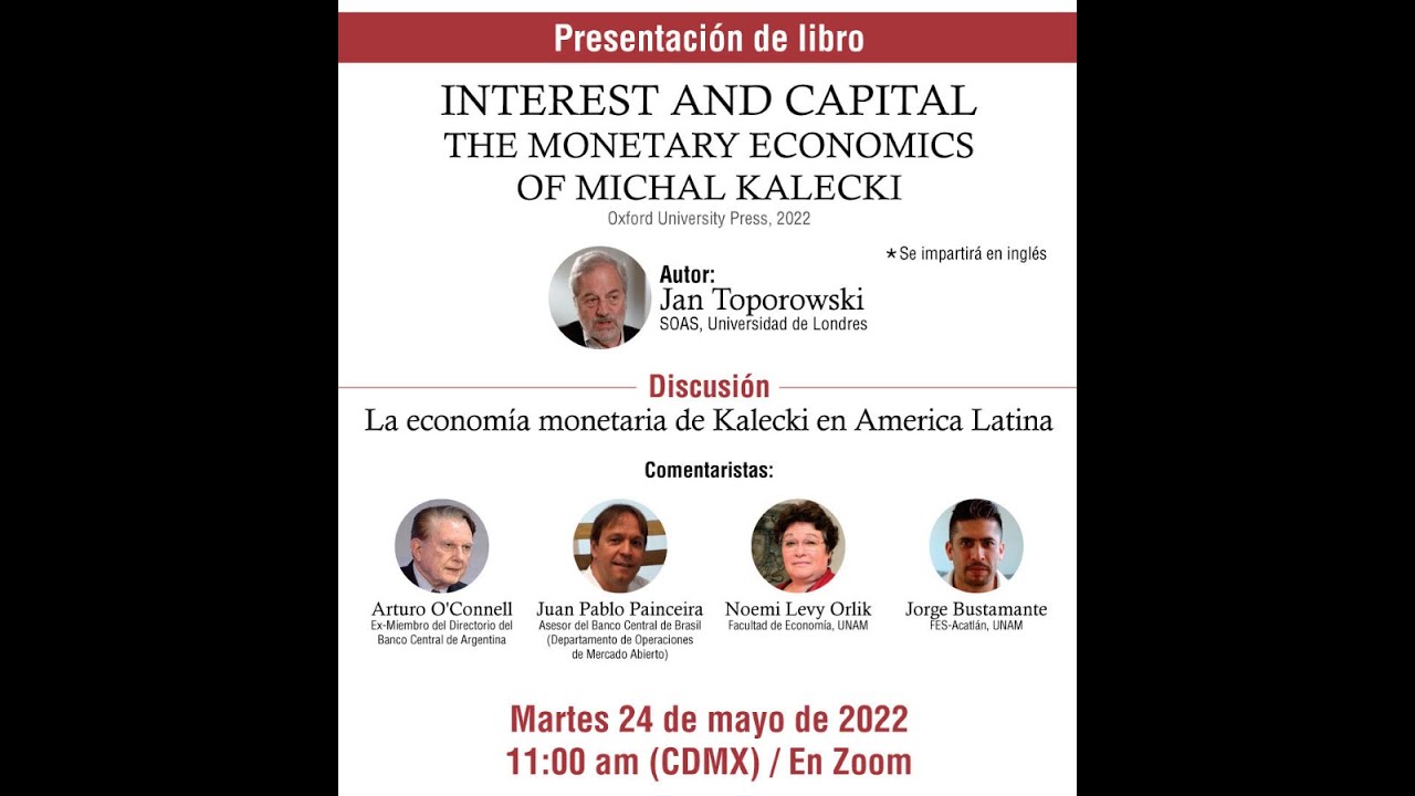 “Interest and Capital. The Monetary Economics of Michal Kalecki”, de ...