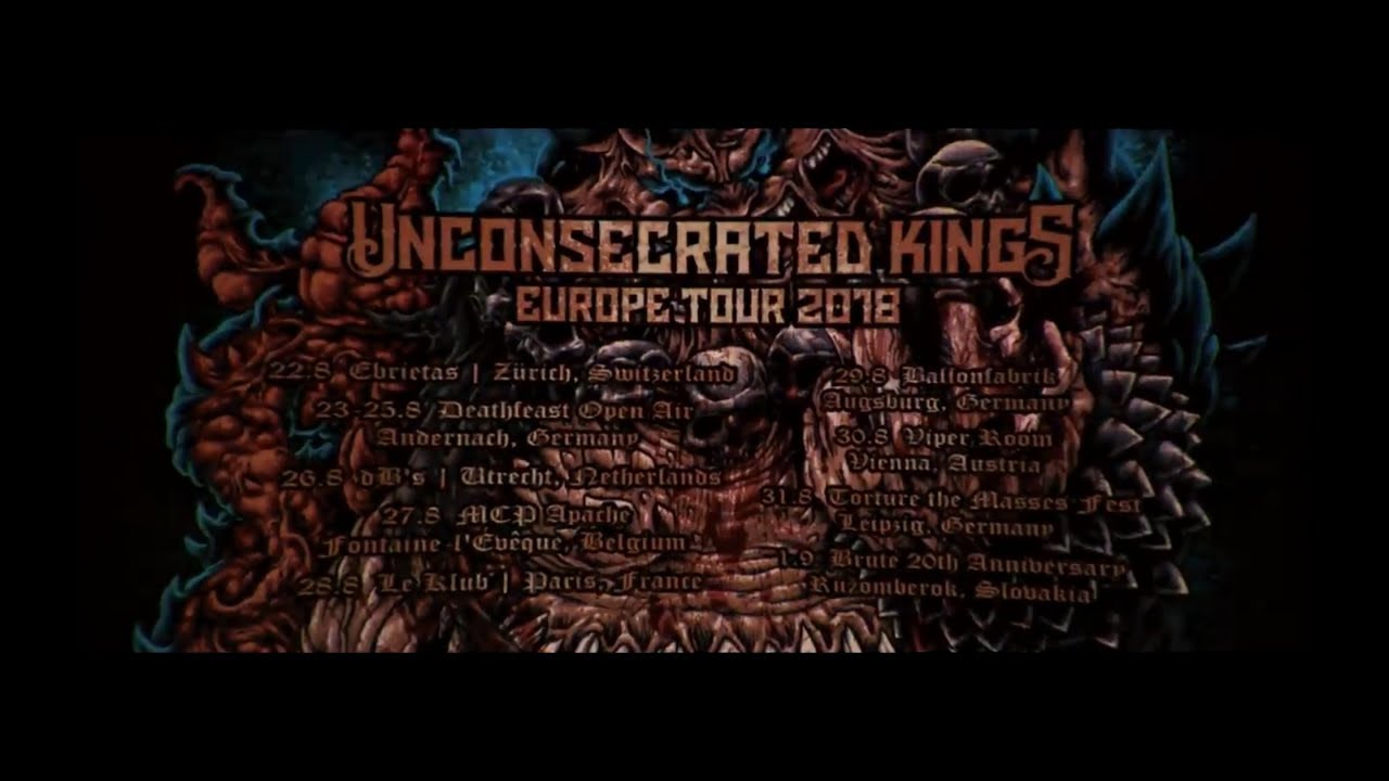 ASILENT - UNCONSECRATED KING EUROPE TOUR 2018 [PROMO VIDEO] - YouTube