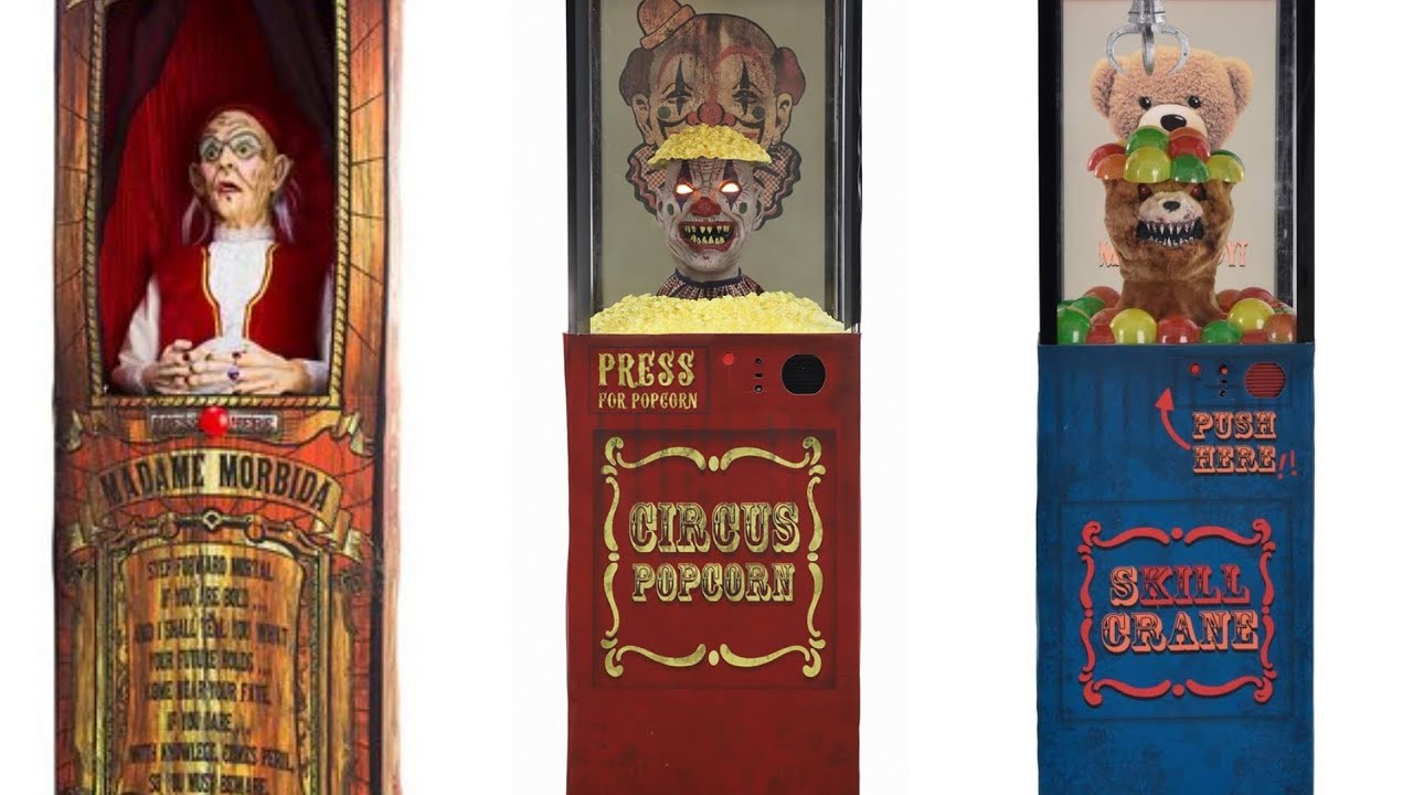 Halloween (Carnival box machine animatronics) - YouTube