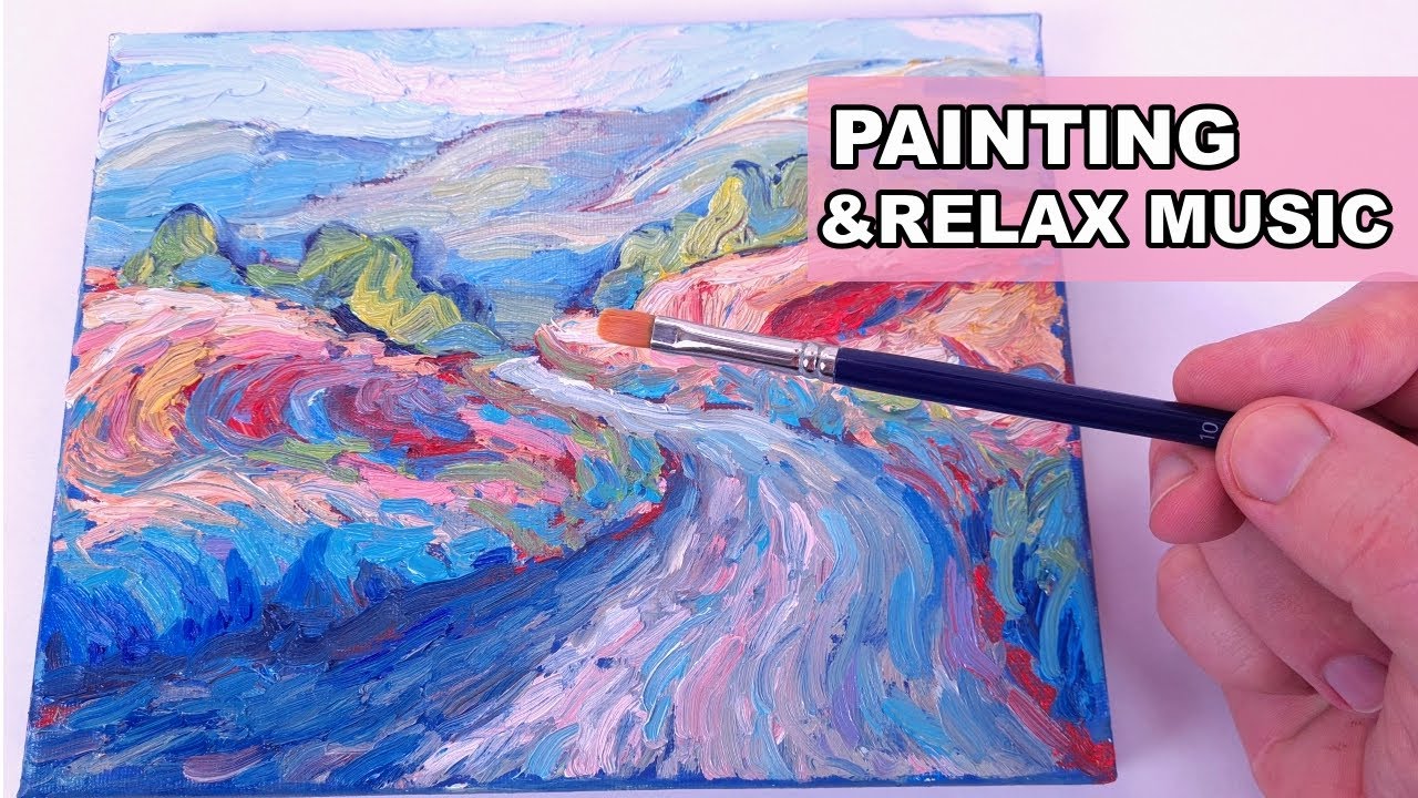 Modern Impressionist Landscape Oil Painting Nevada Desert Contemporary