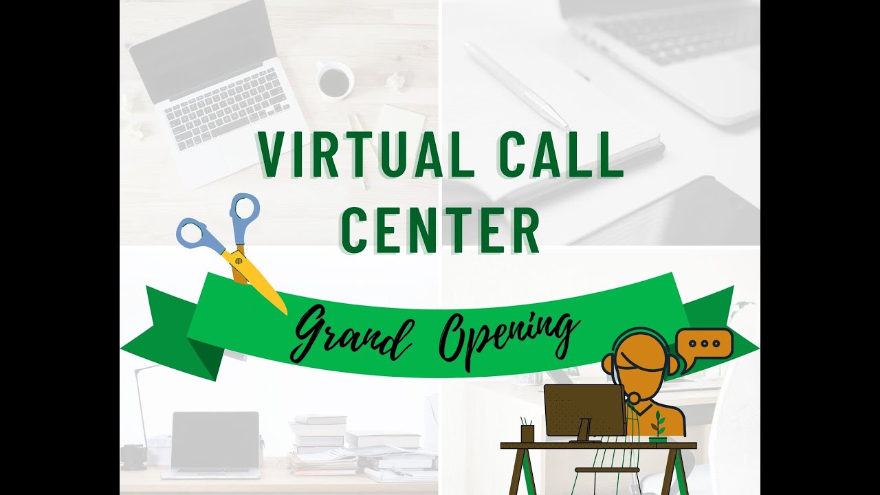 Virtual Ribbon Cutting for remote call center - YouTube