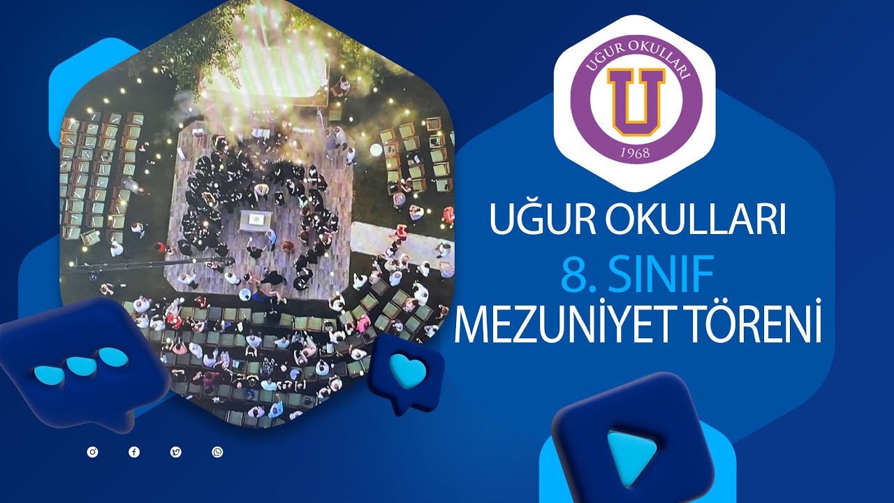 UĞUR OKULLARI 8. SINIF TÖRENİ SİZLERLE - YouTube