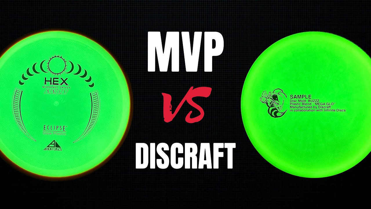 Discraft Mega Glow Vs MVP Eclipse glow | The Results Are Surprising! - YouTube