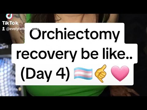 Orchiectomy recovery be like.. (Day 4) - YouTube