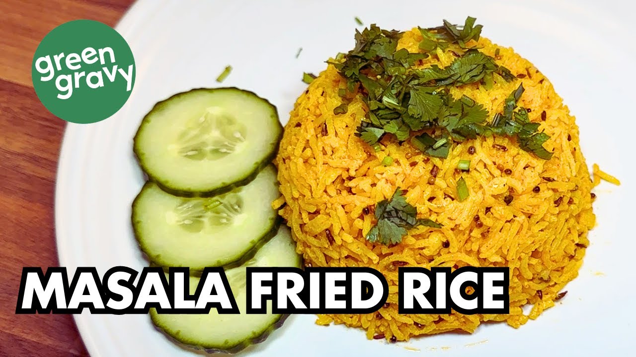 RIDICULOUSLY EASY AND DELICIOUS MASALA FRIED RICE RECIPE | SIMPLE PLANT ...