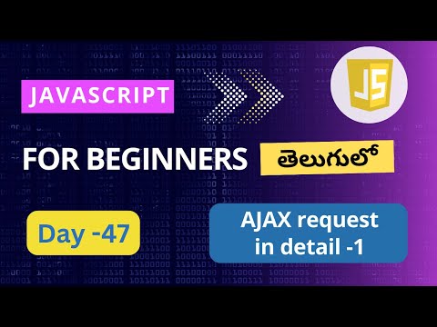 Ajax in JavaScript Telugu | Ajax | Ajax example in JavaScript ...