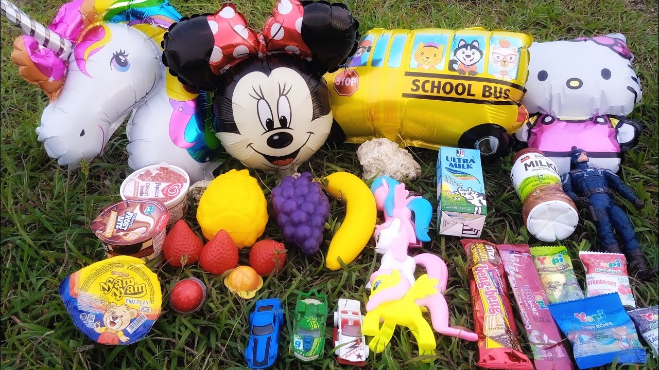 Menemukan mainan, Buah buahan, Masak masakan, KUDA PONI, Permen Yupi ...