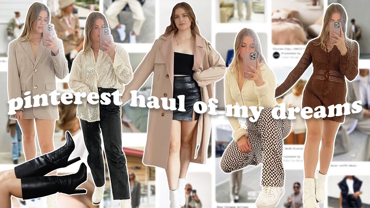 a very cute pinterest inspired try-on haul (mostly Depop, secondhand ...