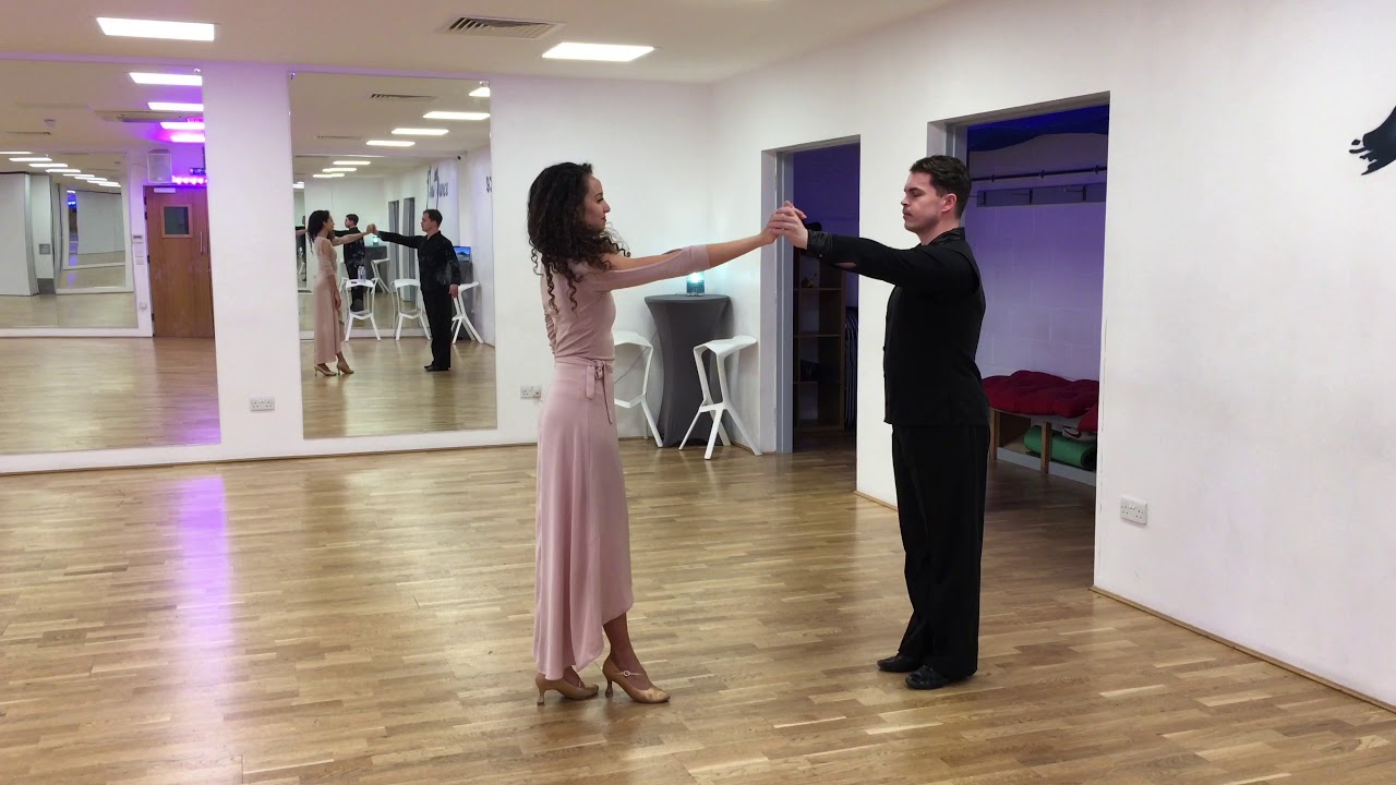 How To Dance Basic Steps In Tango Beginners Variation Youtube