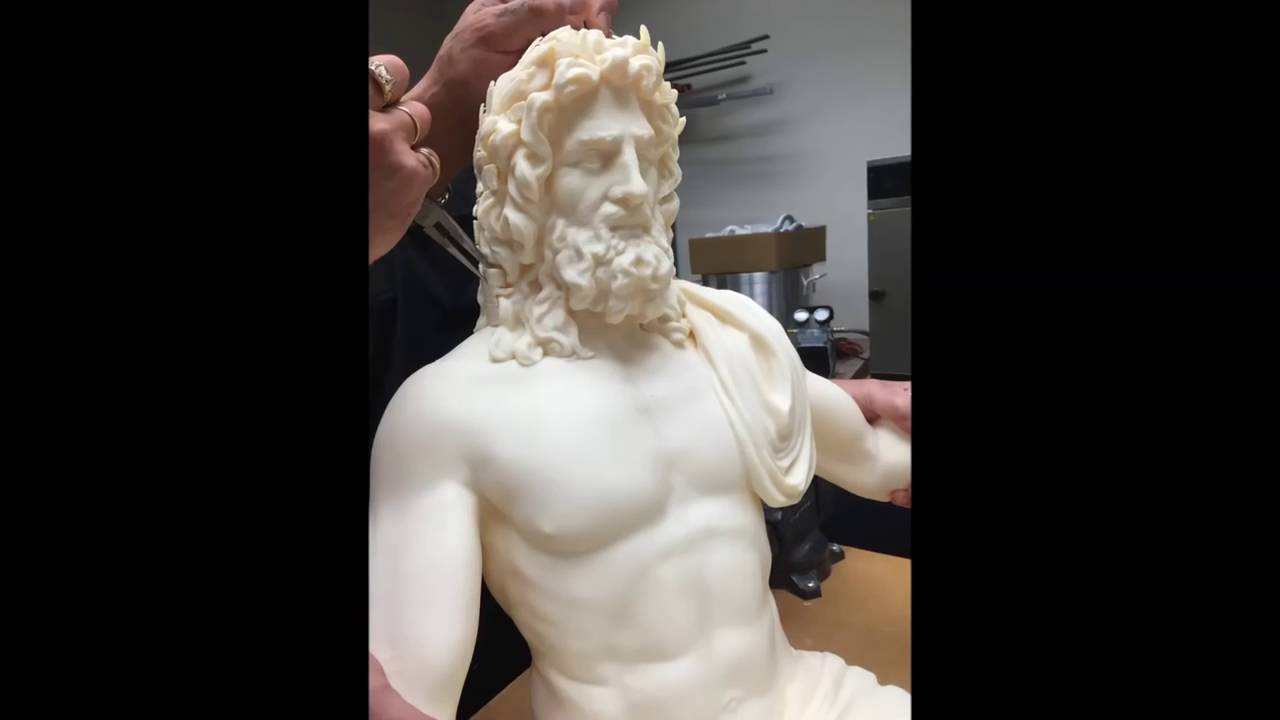 3D Printing Zeus the Making of an Olympic Legend - YouTube