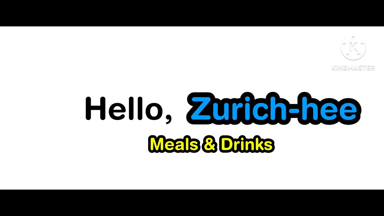 Hello, Zurich-hee Commercial Jingle - YouTube