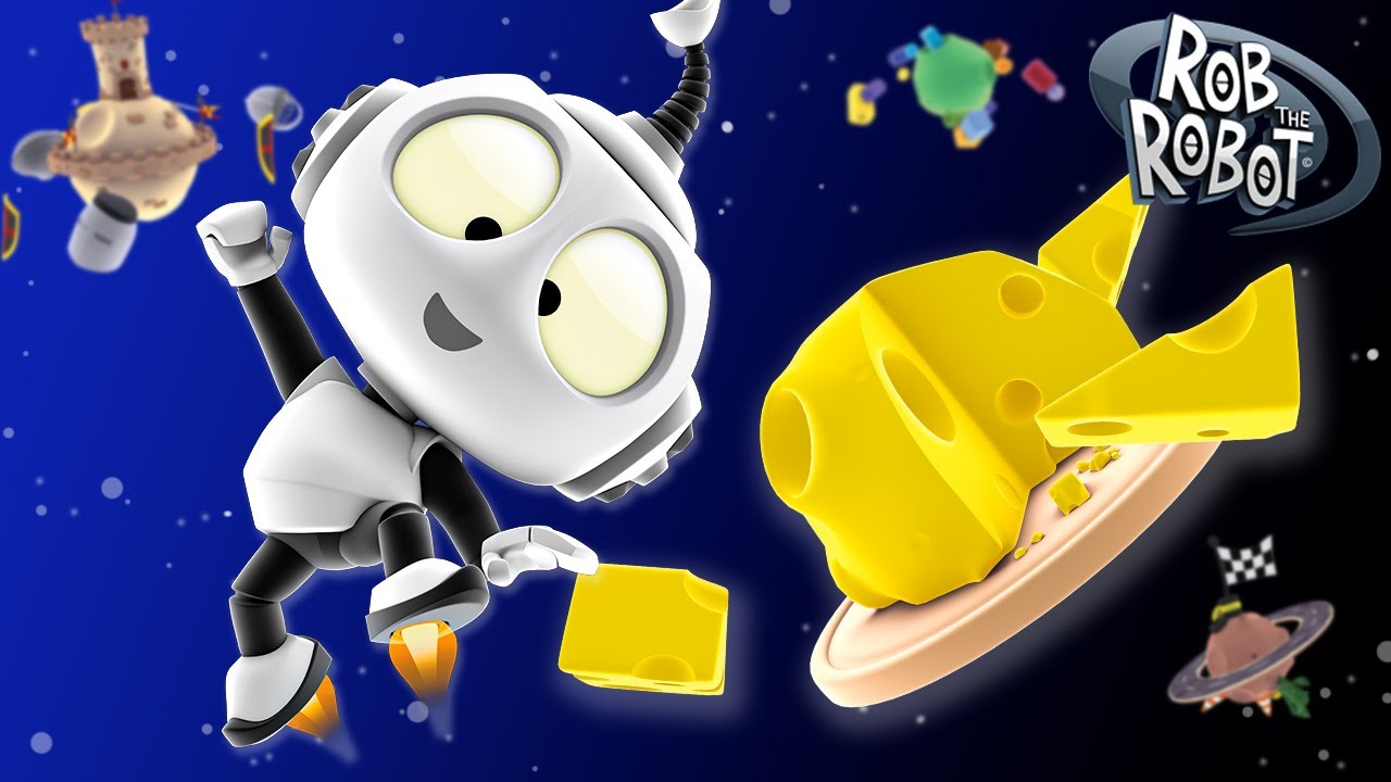 The Most Fun Space Mission Ever! 🚀 | Rob The Robot | Preschool Learning ...